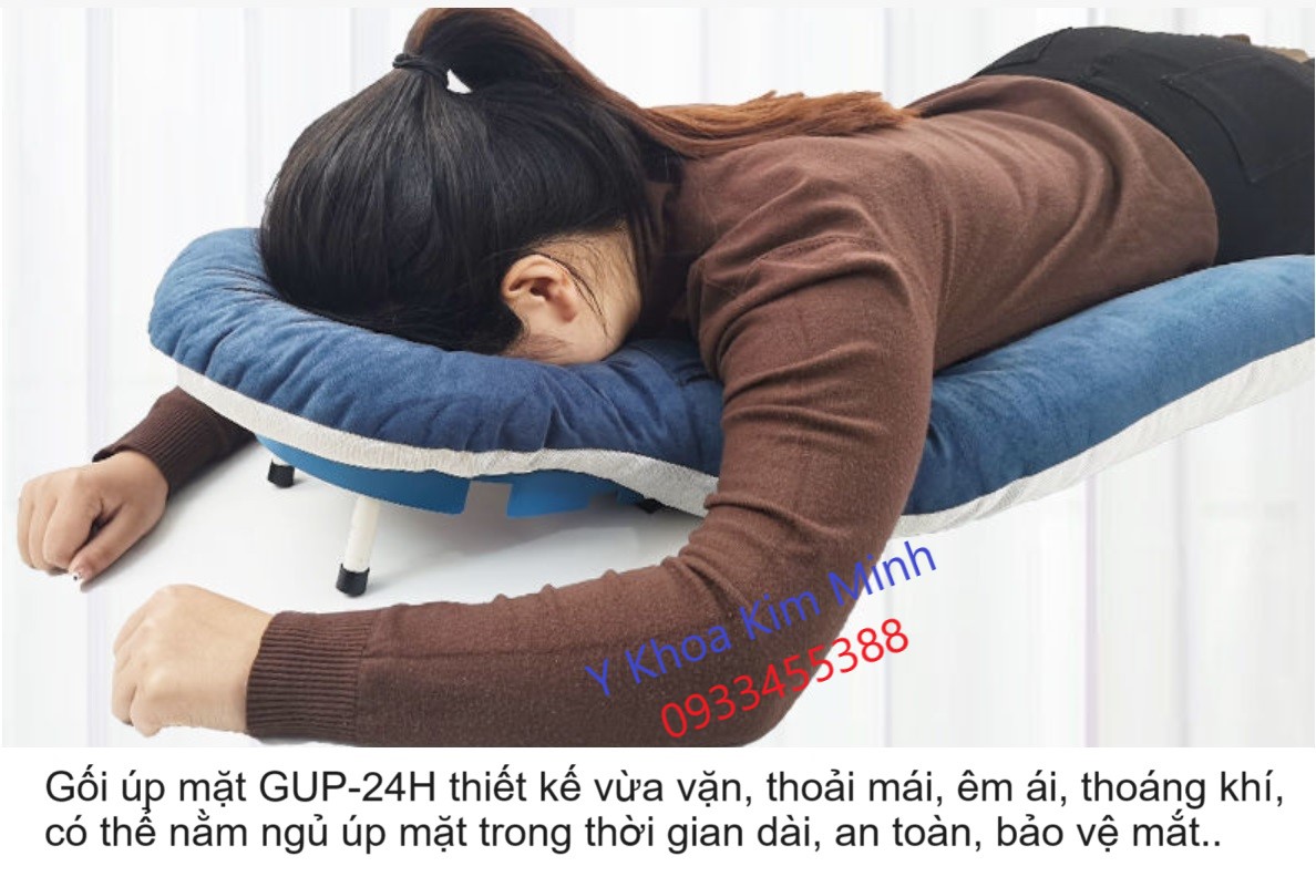 Gối y tế nằm ngủ dùng sau phẫu thuật võng mạc mắt GUP-24H | Y KHOA KIM MINH