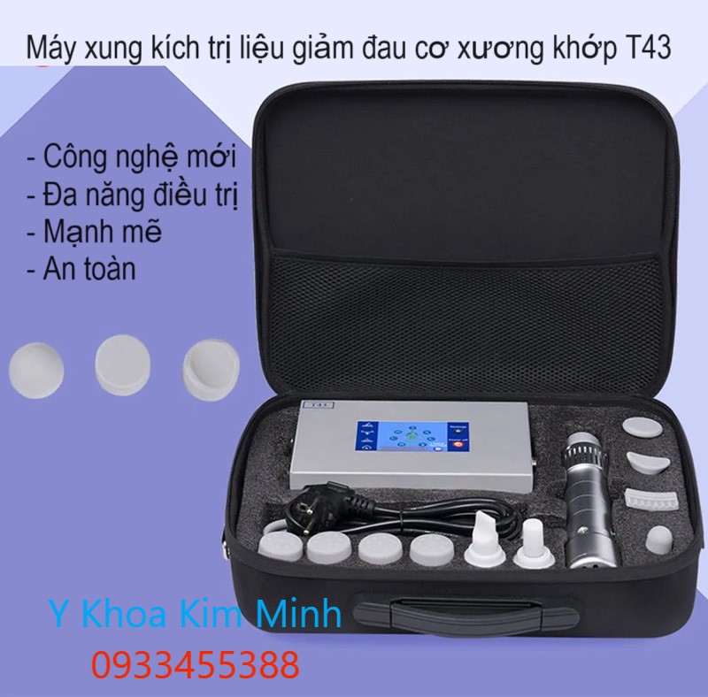 Máy xung kích trị liệu giảm đau cơ xương khớp T43 | Y KHOA KIM MINH